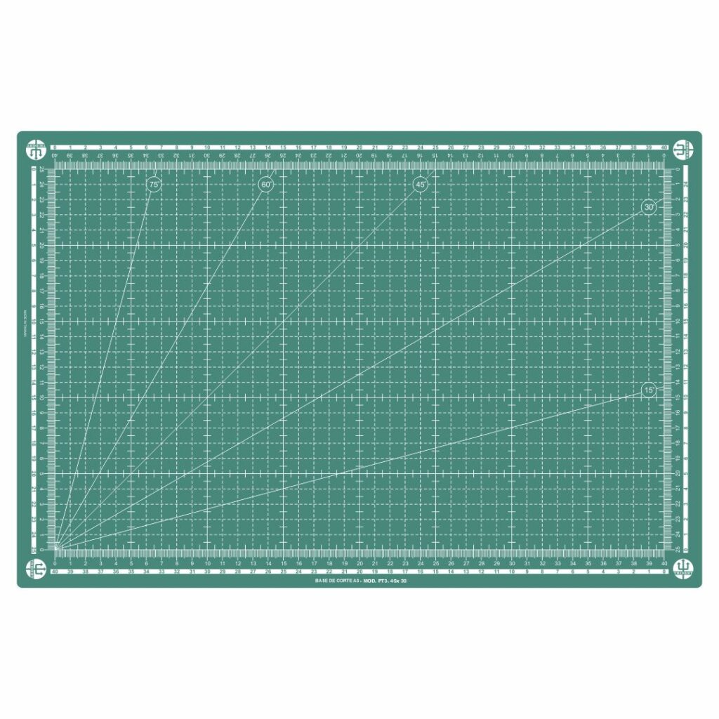 Bases para Desenho e Corte - Alta Dureza - Modelo Variados - Trident Desetec